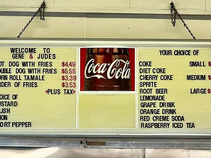 A menu so simple, Hemingway would approve – everything you need, nothing you don't.