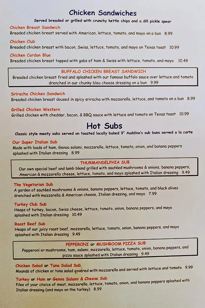 The menu reads like a love letter to indulgence—each chicken sandwich option more tempting than the last.