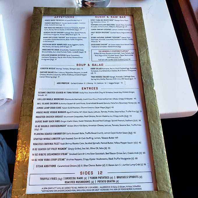 The menu reads like a treasure map where X marks the spot—that legendary double cheeseburger—among a sea of tempting culinary adventures.