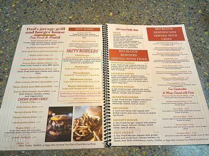This isn't just a menu—it's a roadmap to happiness, spiral-bound and filled with enough options to require multiple visits.