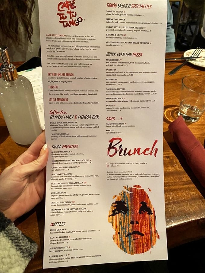 The menu reads like a passport of flavors – from Cuban benedicts to brick oven pizzas, each small plate promises a global adventure without leaving Florida.