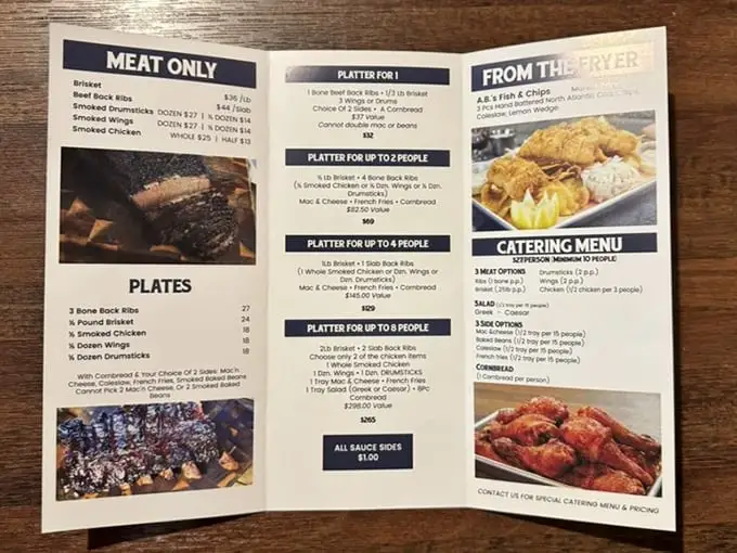 This menu isn't just a list—it's a roadmap to happiness. Each option promises a different journey through smoke, spice, and everything nice.