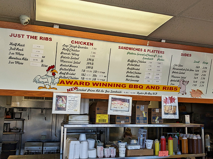 The menu board at Curt's tells you everything you need to know: life's complicated enough – barbecue shouldn't be.