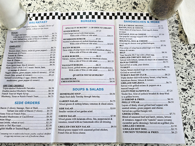 Sometimes the most dangerous thing you can do is look at a menu this tempting before noon.