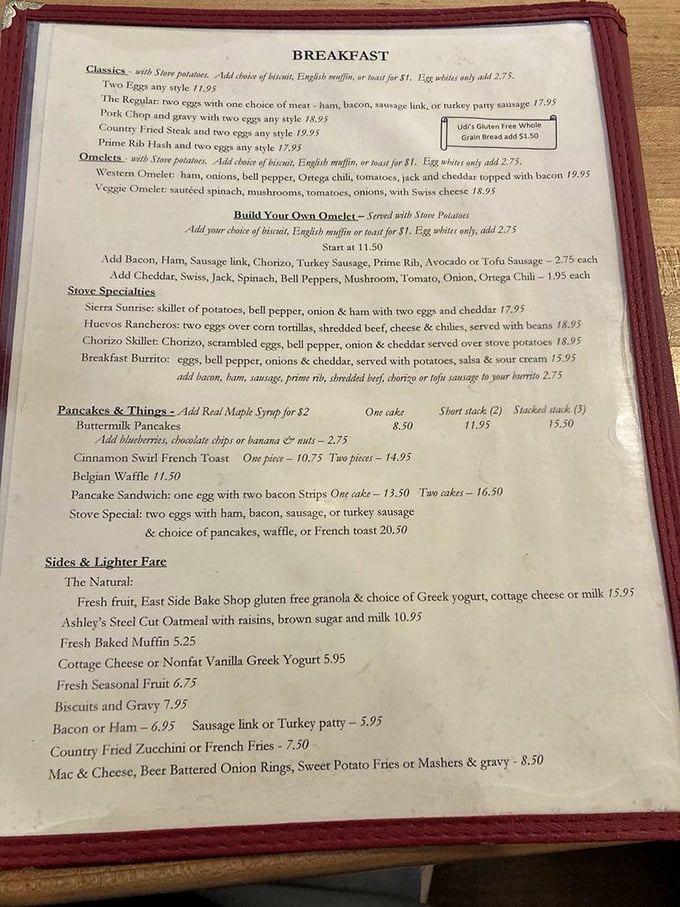 A menu that doesn't need fancy fonts or pretentious descriptions—just honest food that makes you want to order one of everything.