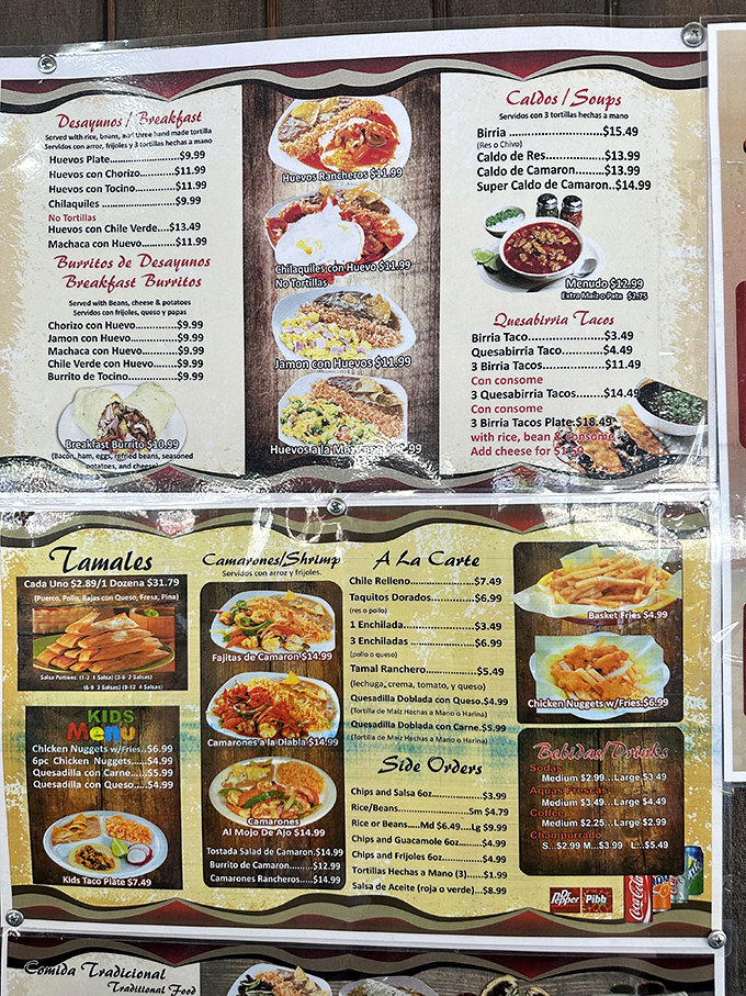 This menu reads like a love letter to authentic Mexican cuisine, with tamales taking center stage in this delicious drama. 