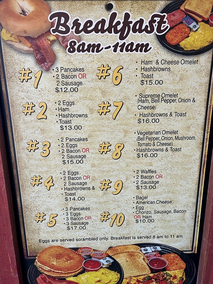 Breakfast that doesn't mess around. These numbered combos are like a delicious choose-your-own-adventure for morning hunger.