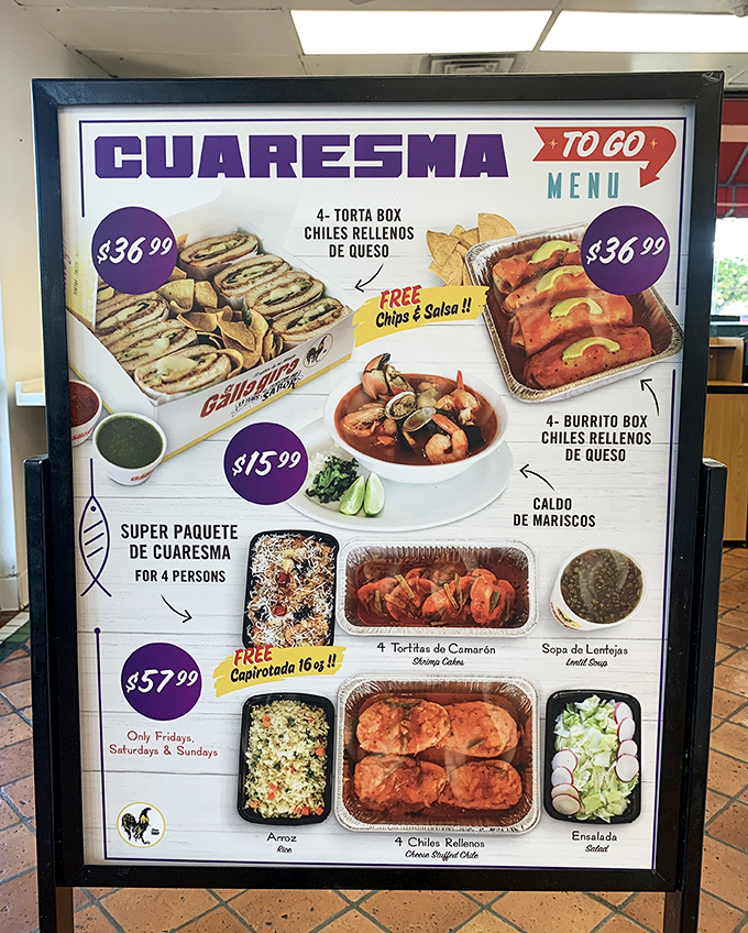 During Lent, El Gallo Giro's Cuaresma menu proves that giving something up doesn't mean giving up flavor. These seafood specialties might make you consider conversion.