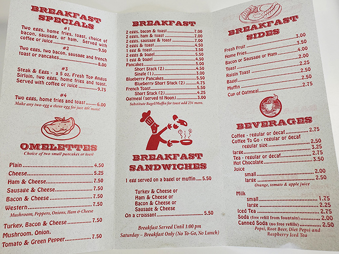A menu that doesn't need fancy fonts or culinary buzzwords—just straightforward breakfast promises that have kept Ohioans coming back for generations.