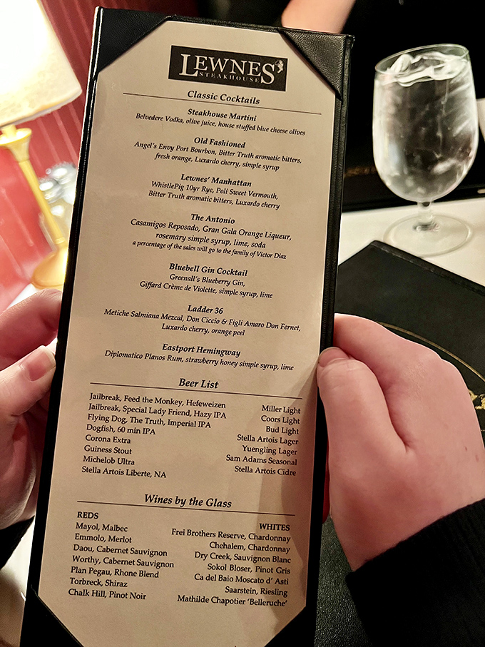 The cocktail menu reads like a love letter to classic libations – no molecular mixology needed when the Old Fashioned is this good.