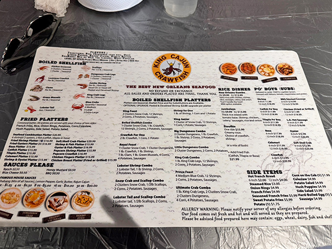 This menu isn't just a list—it's a roadmap to flavor country. Study it like you're cramming for the most delicious exam of your life.
