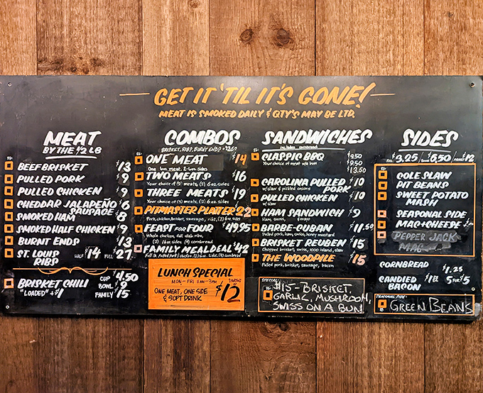 "Get it 'til it's gone!" isn't just a suggestion—it's the rallying cry of barbecue enthusiasts who know to arrive early for those coveted burnt ends.