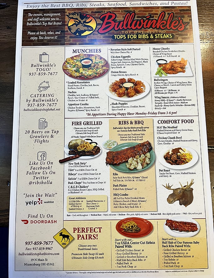 A menu that doesn't need fancy fonts or pretentious descriptions—just honest food that makes you want to high-five the chef after every bite.