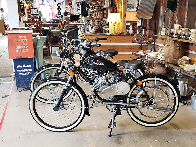 Not just transportation but time machines on wheels – these vintage motorized bicycles remind us when getting somewhere was half the adventure.