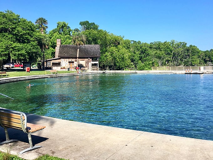 Water so clear, you'll think someone hit the HD button on reality itself – 72 degrees of pure liquid perfection.