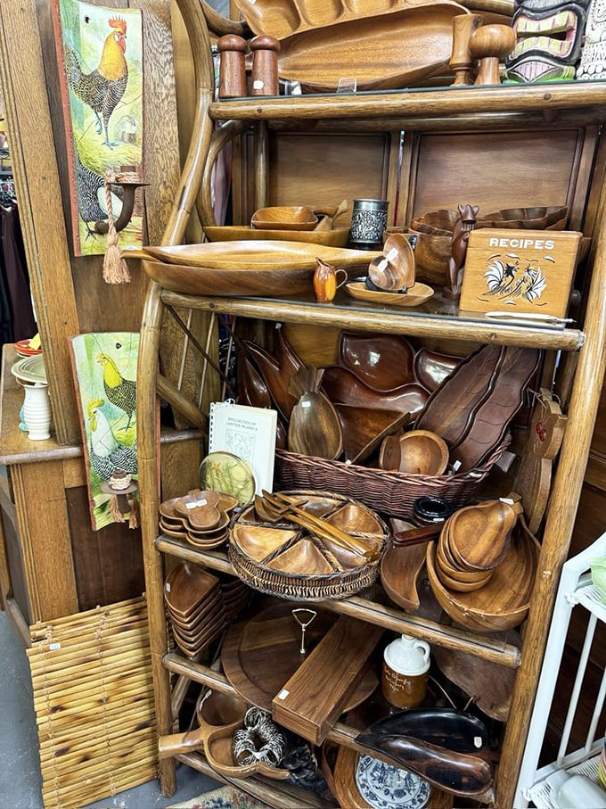 Wooden wonders that would make Ron Swanson weep with joy. Hand-carved bowls and kitchen treasures bring warmth to any home.