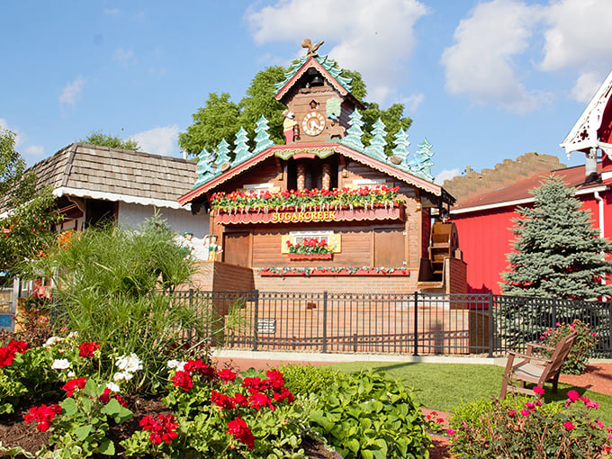The World's Largest Cuckoo Clock proves size matters when it comes to timekeeping charm.