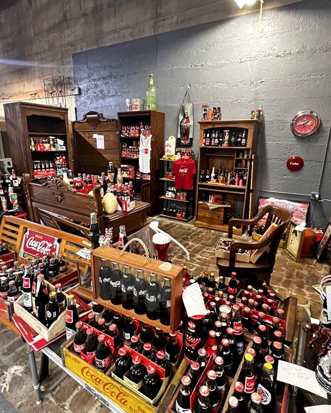 The Coca-Cola corner is Georgia pride personified—a fizzy museum where every bottle tells a story and collectors can practically taste nostalgia.