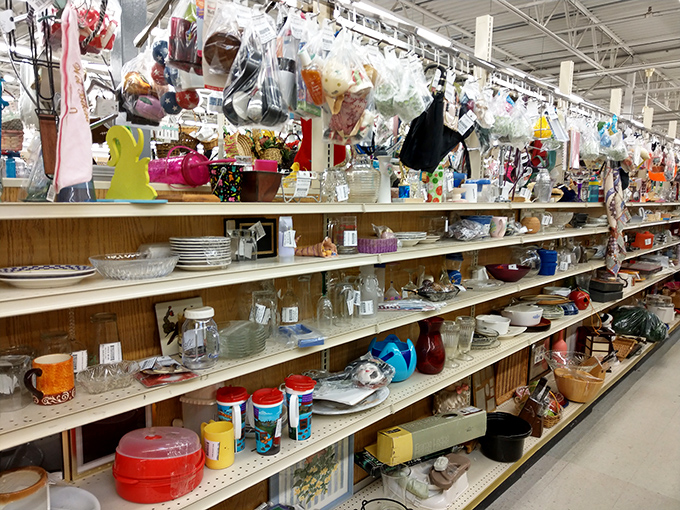 Every dish tells a story at Valley Thrift. From grandma's vintage Pyrex to last year's IKEA finds—someone's past becomes your future tablescape.