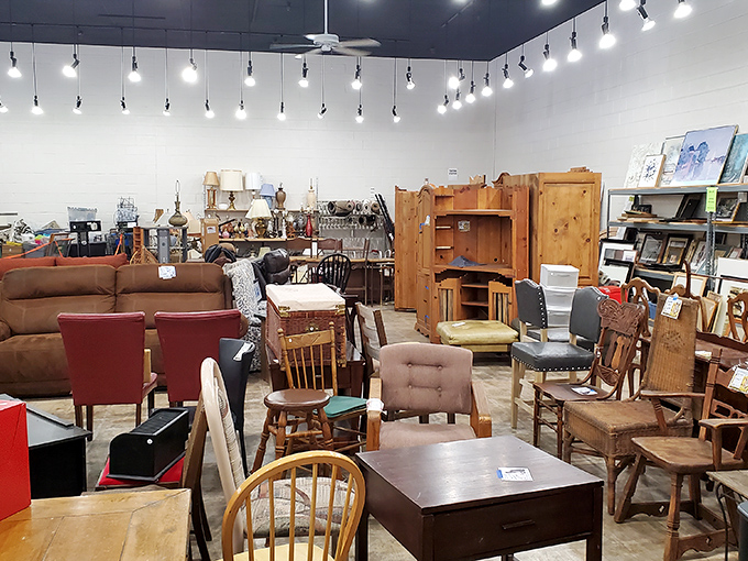 Furniture heaven awaits! This isn't just secondhand shopping; it's adopting pieces with stories already built in.
