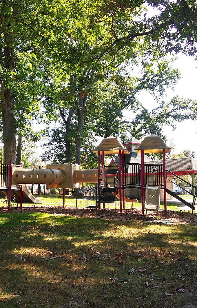 This playground might not make your retirement portfolio grow, but it'll certainly appreciate in value when the grandkids come to visit.