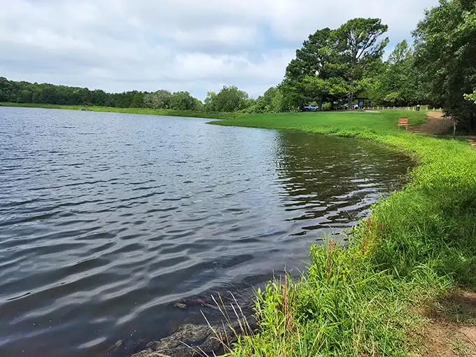 Mirror-like waters reflect the surrounding hills, offering a moment of serenity that's worth more than any meditation app subscription.