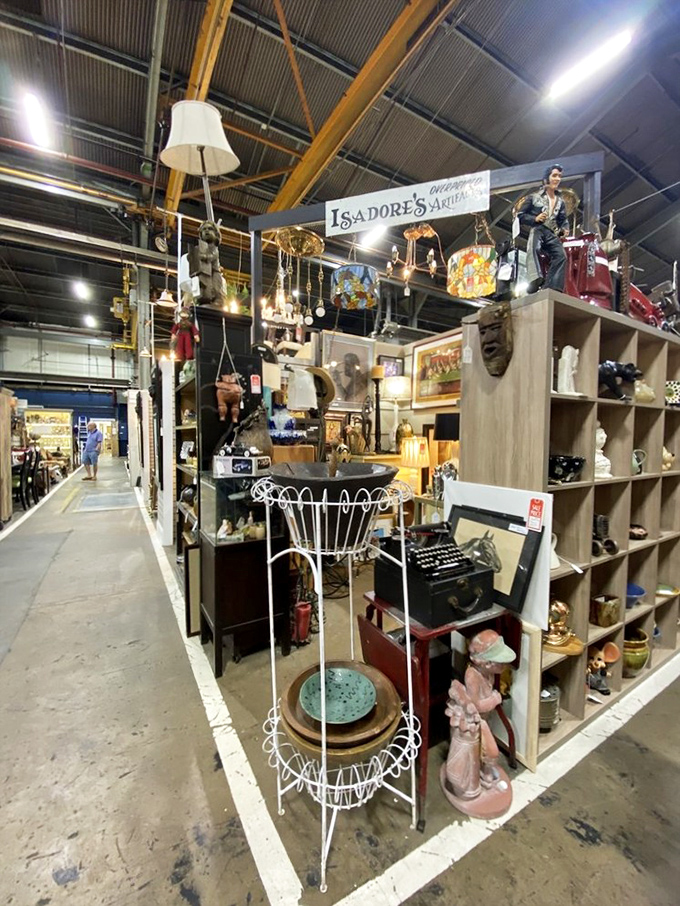 Every vendor space is like opening a different time capsule – you never know which decade you'll step into next.