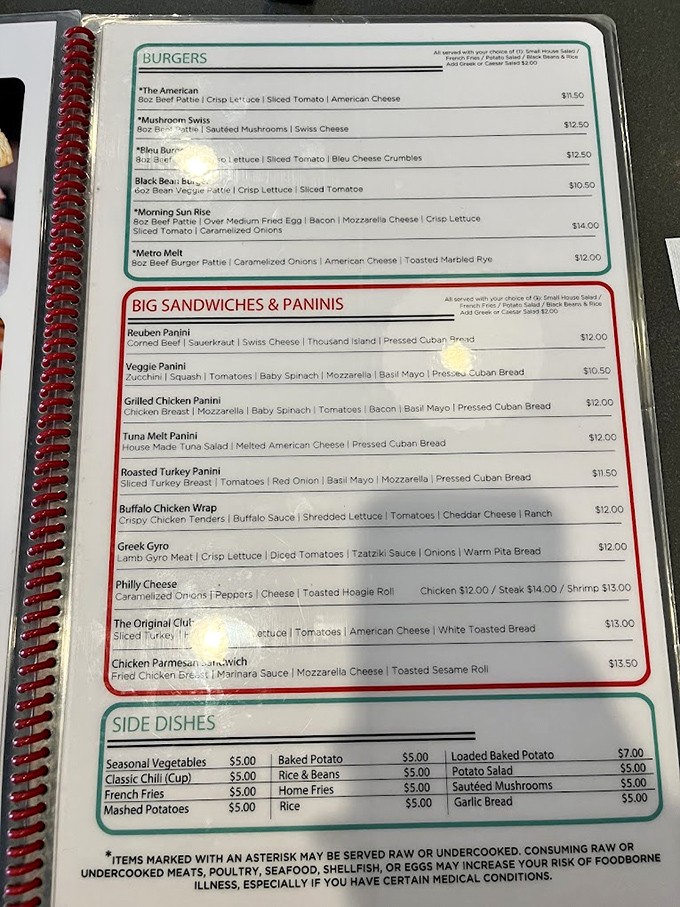 The menu reads like a love letter to American comfort food—each page a new chapter in deliciousness.