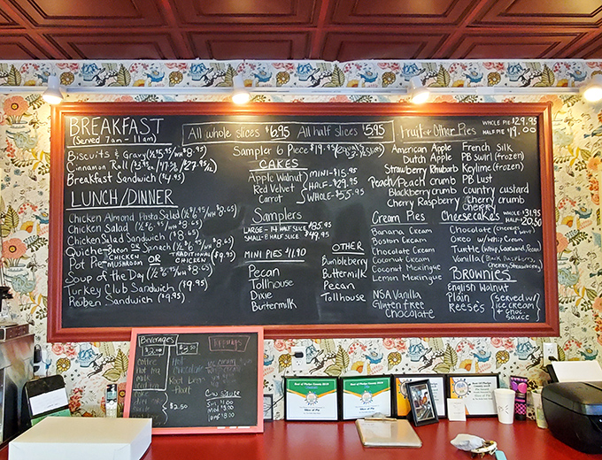 This menu board isn't just a list—it's a roadmap to happiness. Each chalked item represents a different path to what might be the best decision you make all day.
