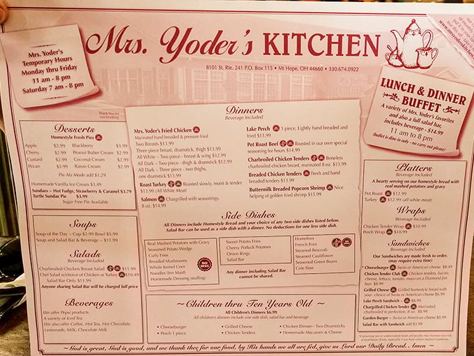 This menu reads like a love letter to comfort food, with options that'll make decision-making delightfully difficult.