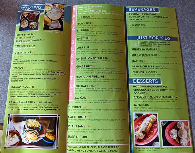 Menu decisions at Pelon's are deliciously difficult – from "The Dude" burrito to the aptly named "Unemployed Surfer" nachos, each option promises a flavor fiesta.