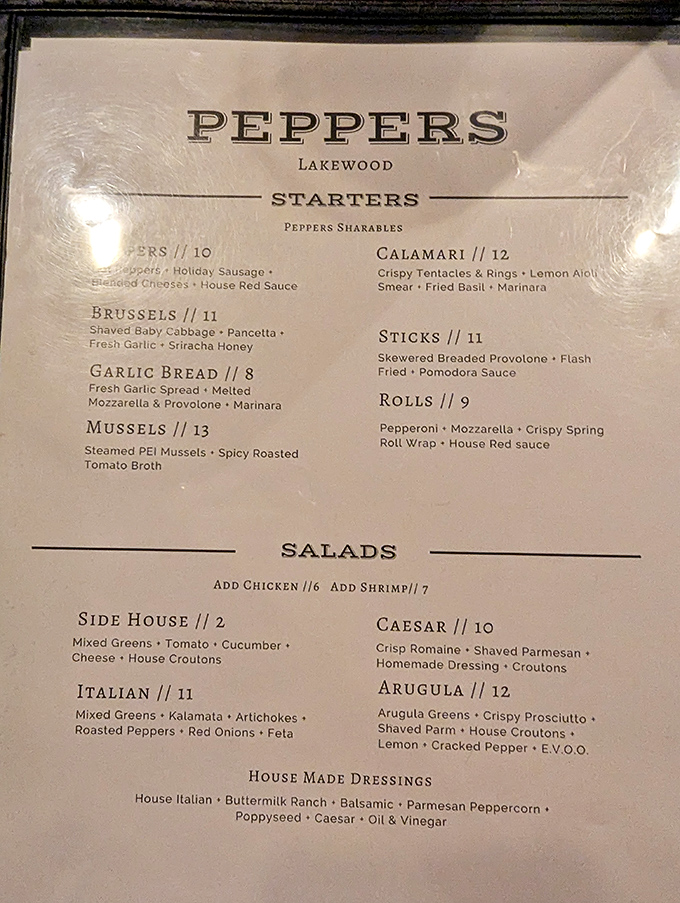 A menu that doesn't overwhelm but delivers—from Brussels sprouts with sriracha honey to PEI mussels in spicy tomato broth.