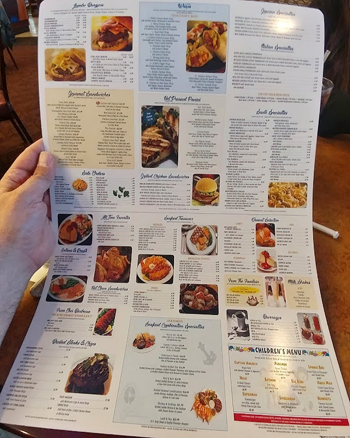 The legendary multi-page menu at Collegeville Diner—where decision paralysis meets culinary possibility. Bring reading glasses and an empty stomach. 