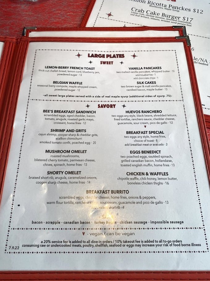 The menu reads like a love letter to comfort food, with each description promising a dish that could easily become your new obsession.