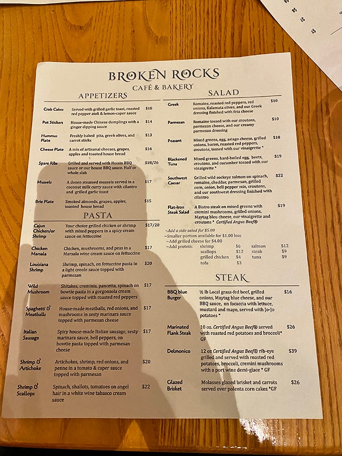 A menu that reads like a love letter to comfort food with an upscale twist. Decision paralysis has never been so delicious.