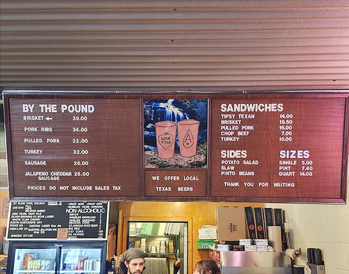 The menu board at Franklin is like reading poetry – simple, direct, and capable of bringing grown adults to tears of anticipation.