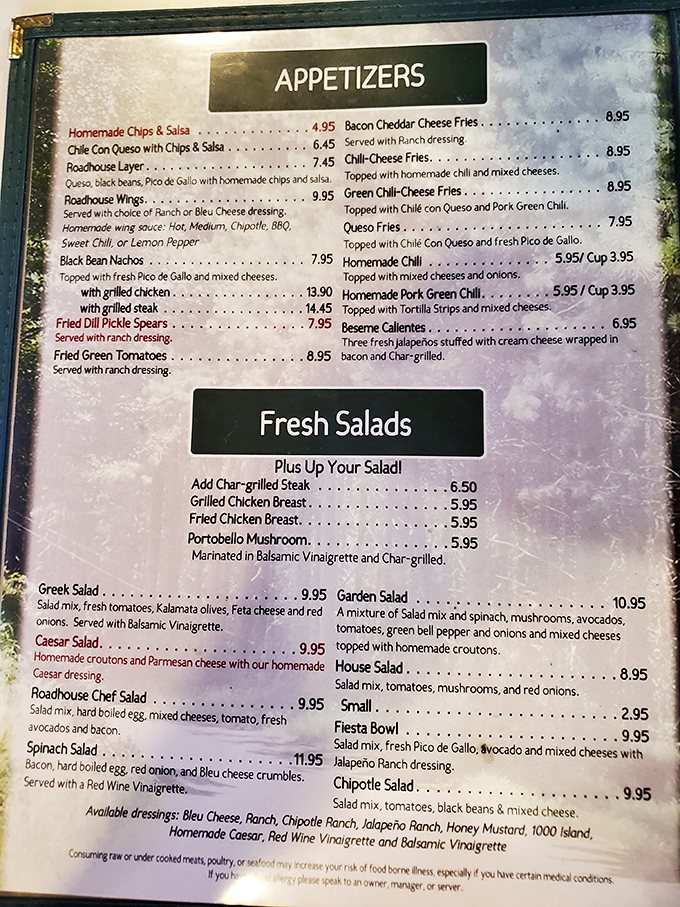 A menu that doesn't need fancy fonts or flowery descriptions—just straightforward Texas goodness that makes decision-making the hardest part of your visit.
