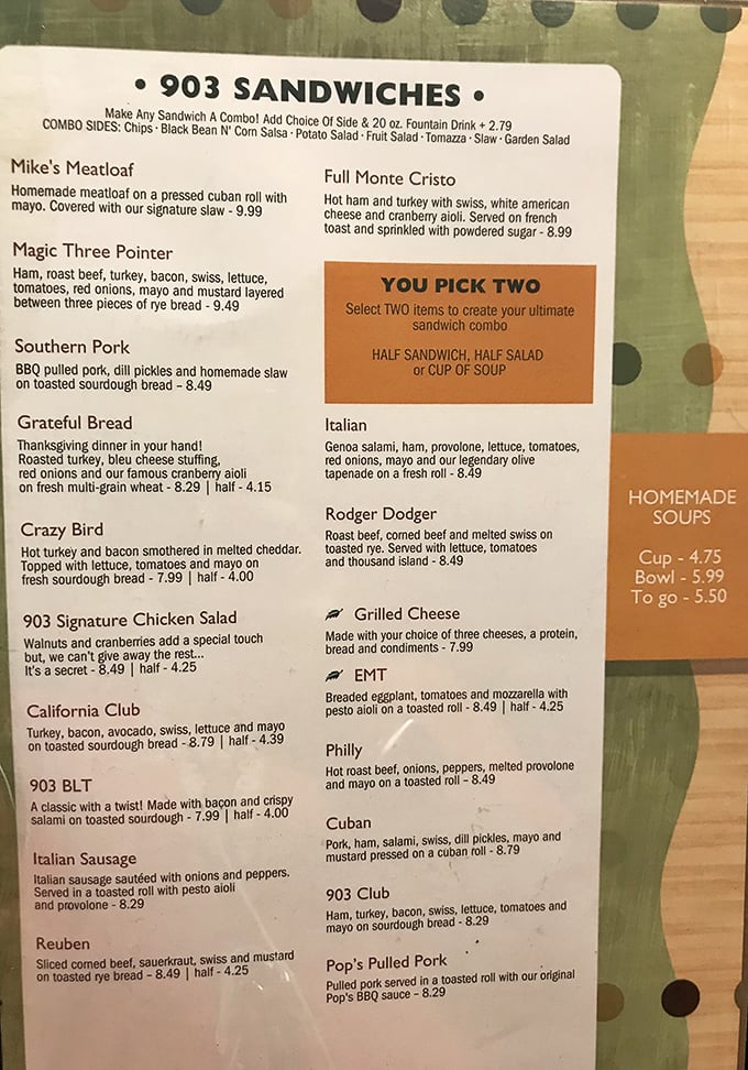 The menu reads like a love letter to sandwich perfection – each option more tempting than the last, making decisions deliciously difficult.