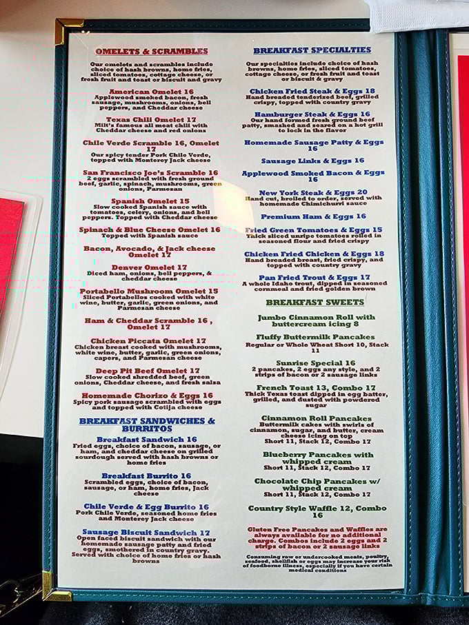A menu that doesn't need fancy fonts or pretentious descriptions—just honest food that speaks for itself.