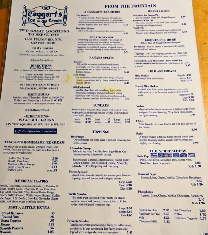 Reading this menu is like browsing real estate in heaven—except here, you can actually afford everything your heart desires.