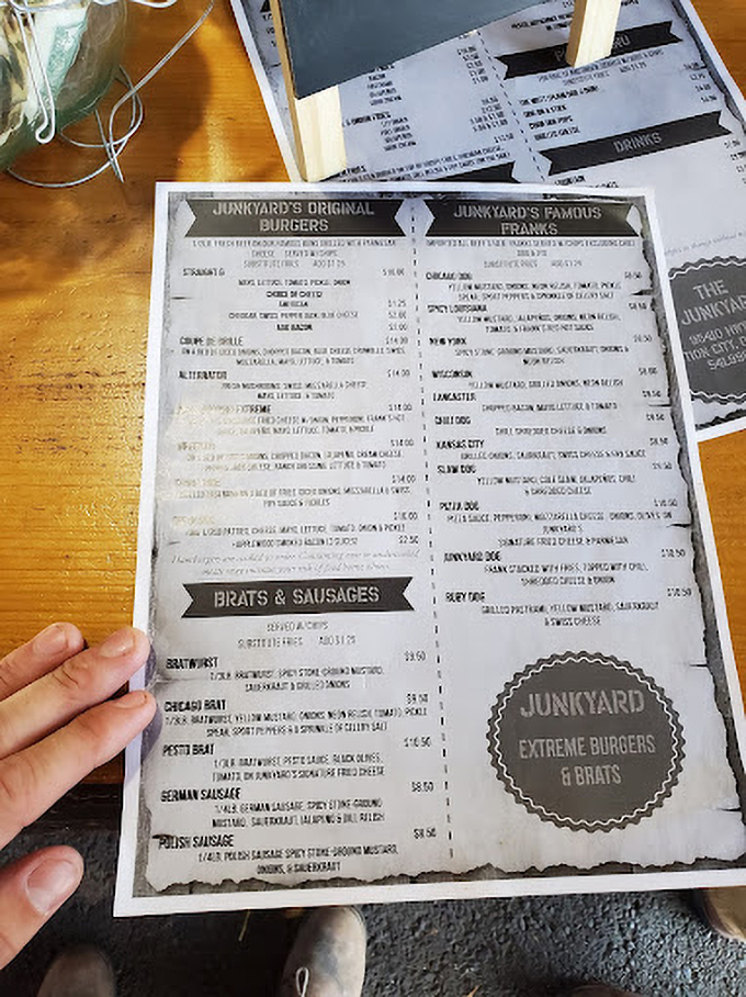 This menu isn't just a list—it's a roadmap to flavor country. Choose your adventure wisely, fellow food travelers.