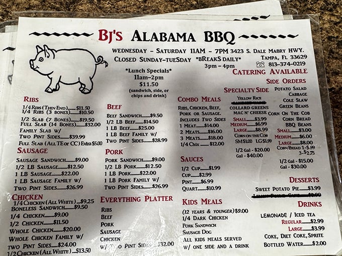 This menu isn't just a list of options—it's a roadmap to happiness that might require multiple visits to fully explore.