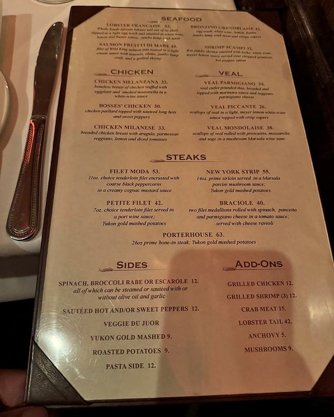 A menu that reads like poetry to food lovers—where decisions are deliciously difficult and every choice promises satisfaction.