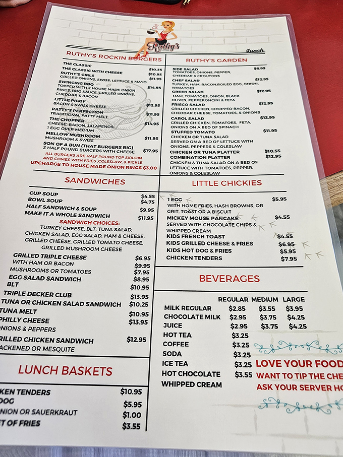 A menu that doesn't need fancy fonts or pretentious descriptions—just honest food that makes decision-making the hardest part of your meal.