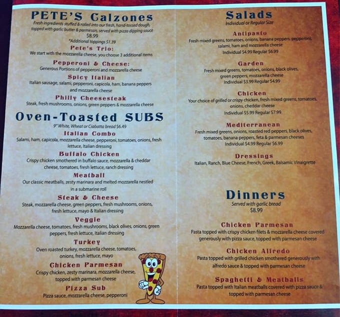 A menu that doesn't need fancy fonts or pretentious descriptions—just honest food that makes decision-making the hardest part of your visit.