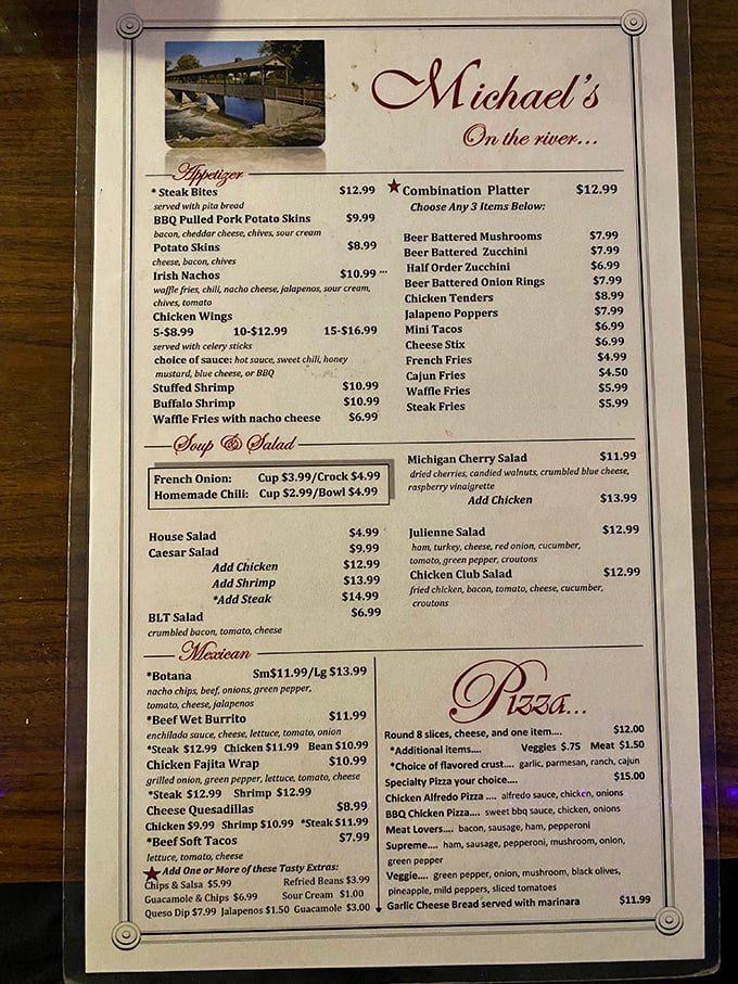 The menu at Michael's reads like a greatest hits album of American comfort food—from Mexican to steaks, with every delicious stop in between.