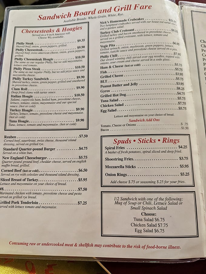 That menu reads like a love letter to your cholesterol levels—and you're ready to commit.