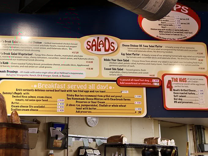 This menu board isn't just a list—it's a roadmap to happiness. Choose your adventure wisely, fellow travelers.
