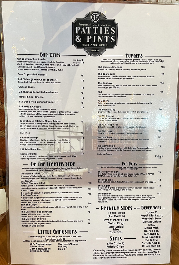 This isn't just a menu—it's a roadmap to happiness. The "Hangover" burger alone is worth the drive from anywhere in Ohio. 