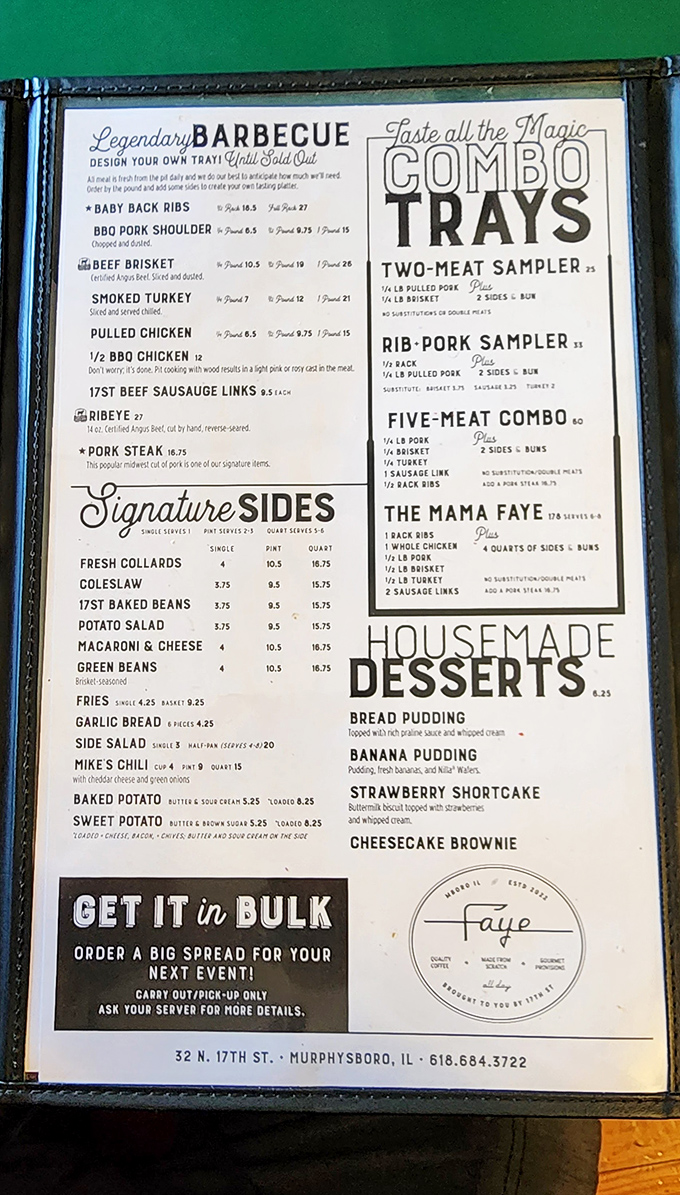 This menu isn't just a list of options—it's a roadmap to happiness. The "Taste all the Magic" headline isn't false advertising.